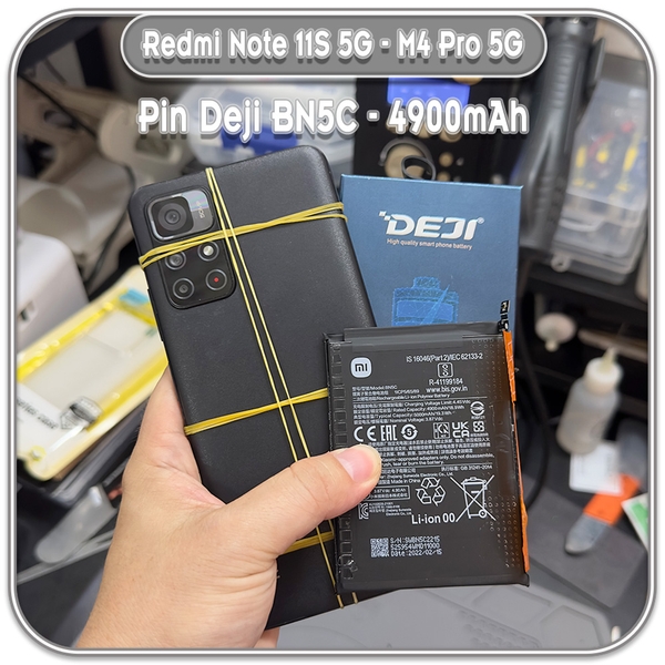 Thay pin Deji cho Redmi Note 11S 5G - Poco M4 Pro 5G, BN5C 4900mAh