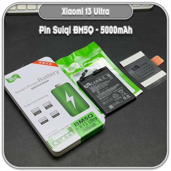 Thay pin Xiaomi 13 Ultra Suiqi BM5Q 5000mAh