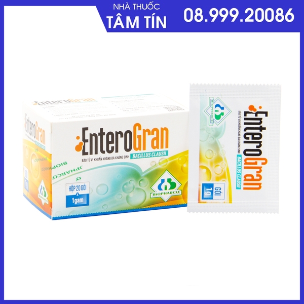 enterogran hộp 20 gói x1 g