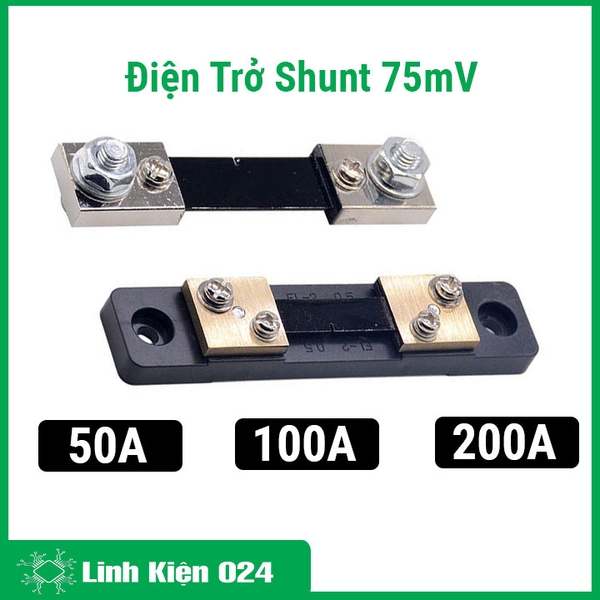 Điện trở Shunt 75mA 50A/100A/200A