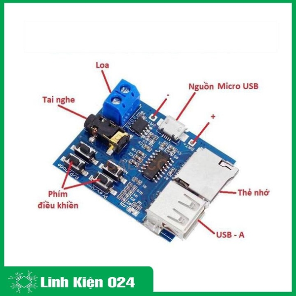 Module Giải Mã MP3+TF GM4563 (k5a8)