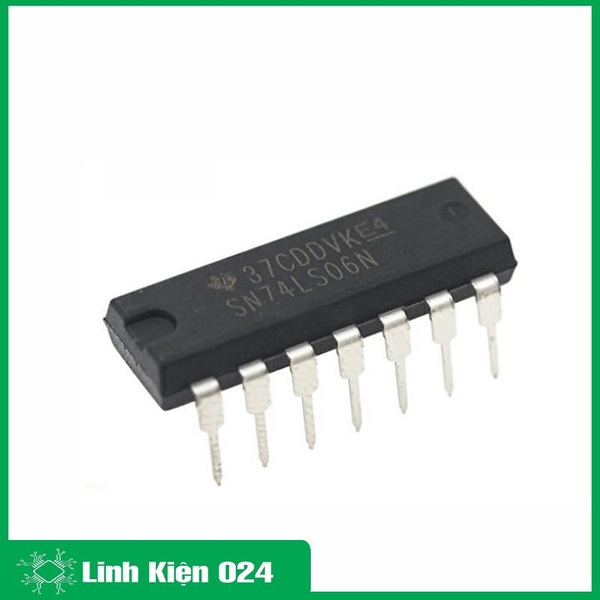 Chíp 74LS06 Hex Inverter Buffer/Driver DIP14