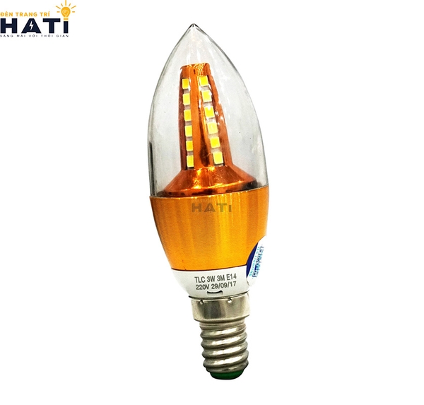 Bóng đèn trang trí C35 nhót 3w TLC