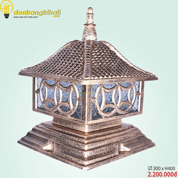 Đèn trụ cổng vuông Jessica - HTVT 405K