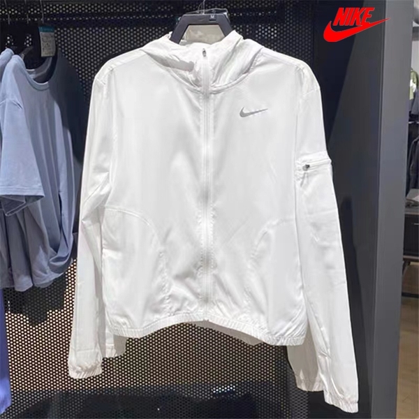 Áo Nike Small Label Solid Color Hooded Jacket White