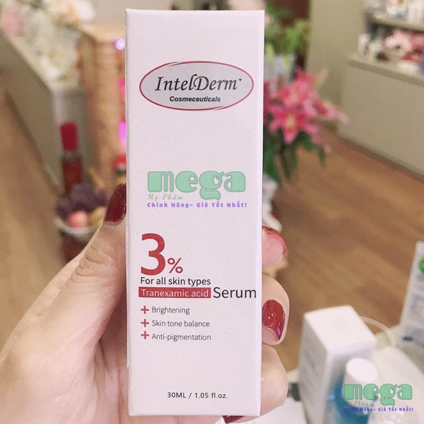 Serum IntelDerm Tranexamic Acid 3% 30ml [Chính Hãng] | Mỹ Phẩm Mega