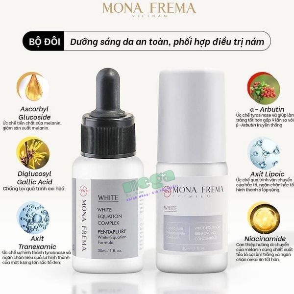 Mona Frema White-Equation Complex - Serum Dưỡng Trắng Da 30ml | Mỹ Phẩm ...