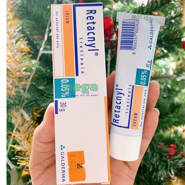 Kem Trị Mụn Retacnyl Tretinoin 0.025% Cream 30g Giá Bao Nhiêu? Mua Ở ...