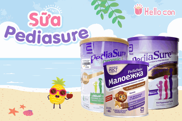 Sữa Pediasure Nga, Pediasure Úc, Pediasure Organic