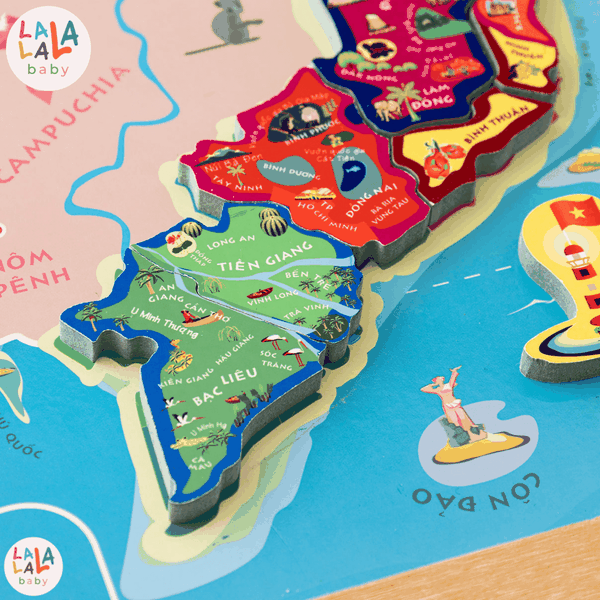 Bản đồ VN của Lalala Baby