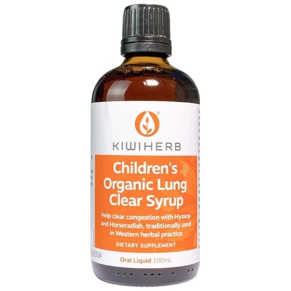Bổ phổi KiwiHerb Children’s Organic Lung Clear Syrup 0M+