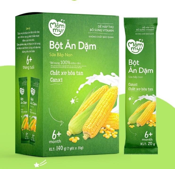 Bột ăn dặm Mămmy 6M+ (7 gói x20g)