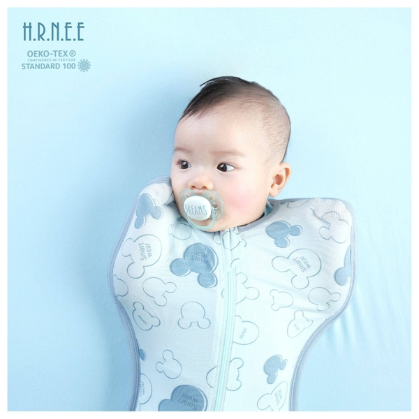 Hrnee Nhộng Chũn Cài Giữa Bamboo Xanh Pastel 3,6M