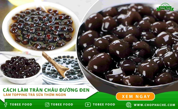 Cách Làm Trân Châu Đường Đen chuẩn Công Thức 2021 | Xem ngay