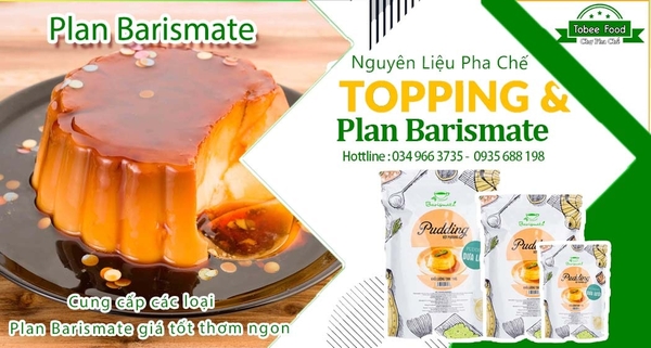 Bột Plan Barismate | Mềm mịn thơm ngon | 6 vị quán hay dùng