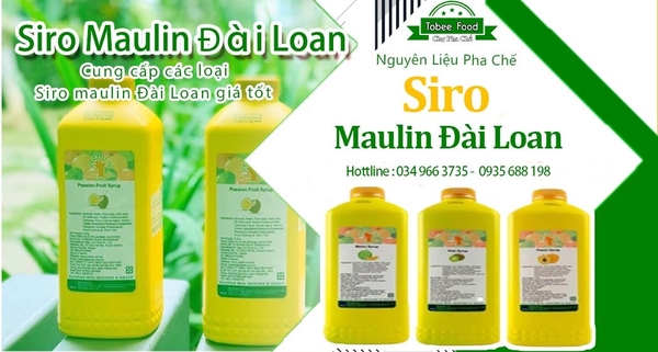 Siro Maulin Đài Loan | Đủ mùi vị | Mua 30 Tặng 1
