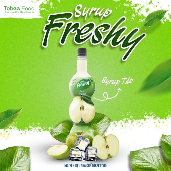 SYRUP VỎ CHANH XANH - 710ml - FRESHY | NGUYÊN LIỆU PHA CHẾ - TOBEE FOOD