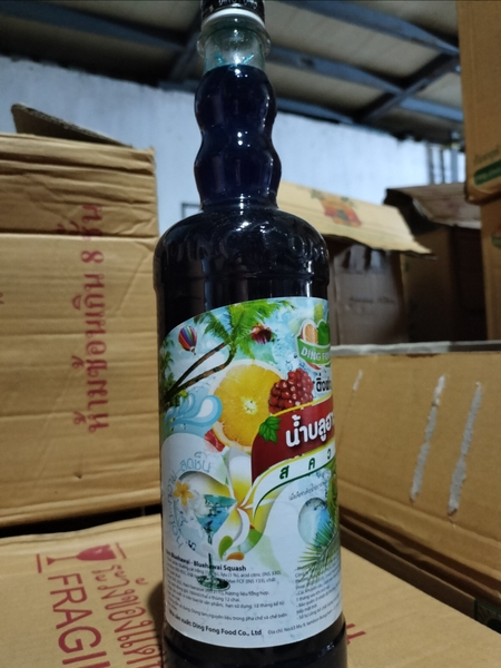 Siro DingFong Blue Hawai | Nguyên liệu trà sữa | Tobee Food