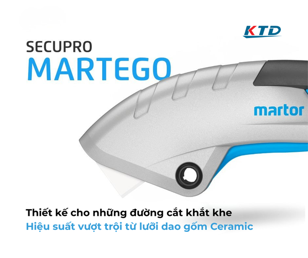 Dao an toàn MARTOR SECUPRO MARTEGO – Hiệu suất mạnh mẽ từ lưỡi dao gốm