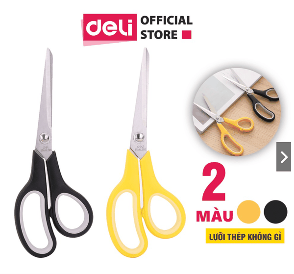 Kéo Deli 6002 | Văn Phòng Phẩm Sao Mai