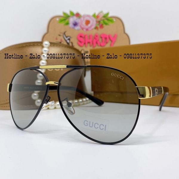 Mắt Kính Thời Trang Nam - Kính Gucci Nam Tròng Khói Cao Cấp Full Box ...