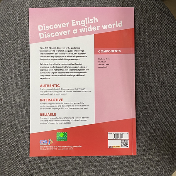 Tiếng Anh 9 - English Discovery 9 ( Bộ 2 quyển ) | Văn phòng phẩm Hải Giang