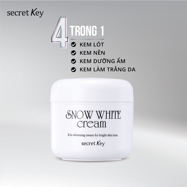 Snow White Cream Kem Dưỡng Trắng Snow White SecretKey (50g) secret Key