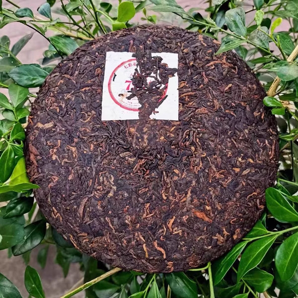 Bánh Trà Phổ Nhĩ Chín Vân Nam 7521 Hiệu Thất Thái Khổng Tước