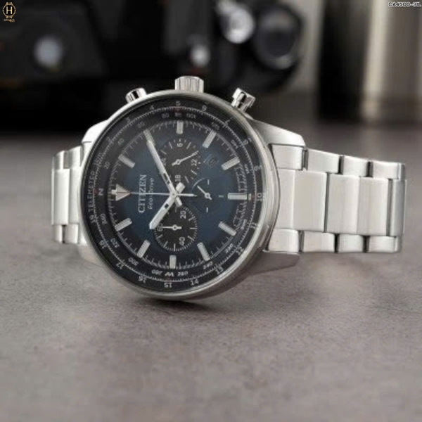 Đồng Hồ Nam Citizen Quartz Eco-drive Choronograph Telemeter CA4500-91L