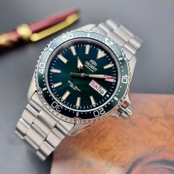 Đồng Hồ Nam Orient Automatic Mako 3 Green RA-AA0004E19B