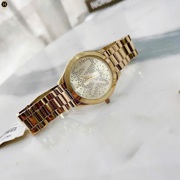 Đồng Hồ Nữ Michael Kors Quartz Slim Runway MK3590