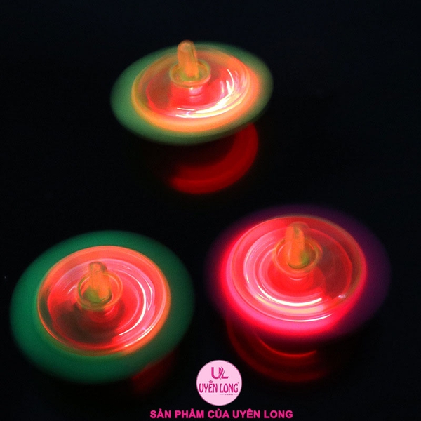 Con Quay, Cù Quay Nhỏ Hình Hoa Có Đèn Cho Bé, Đa Dạng Màu Sắc, Nhựa An ...