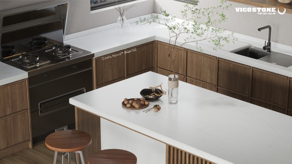 Vicostone Costa Nova BQ6702 | Đá nhân tạo cao cấp