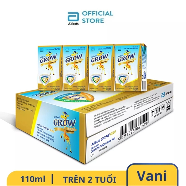 SỮA BỘT PHA SẴN ABBOTT GROW HƯƠU CAO CỔ 110ML PHA SẴN, LỐC 4 HỘP Shop ...