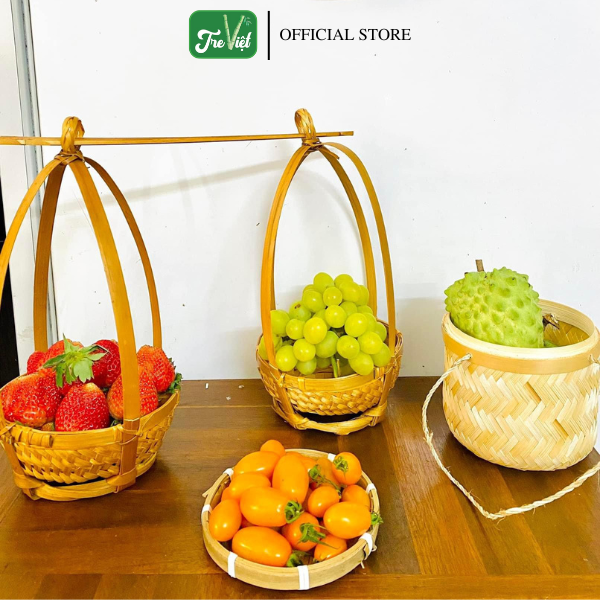 Quang gánh mini trang trí decor dễ thương chụp ảnh - Quang gánh tre ...