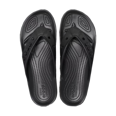 DÉP CHÍNH HÃNG - TÔNG Crocs Baya II Flips Unisex Black - 208192-001
