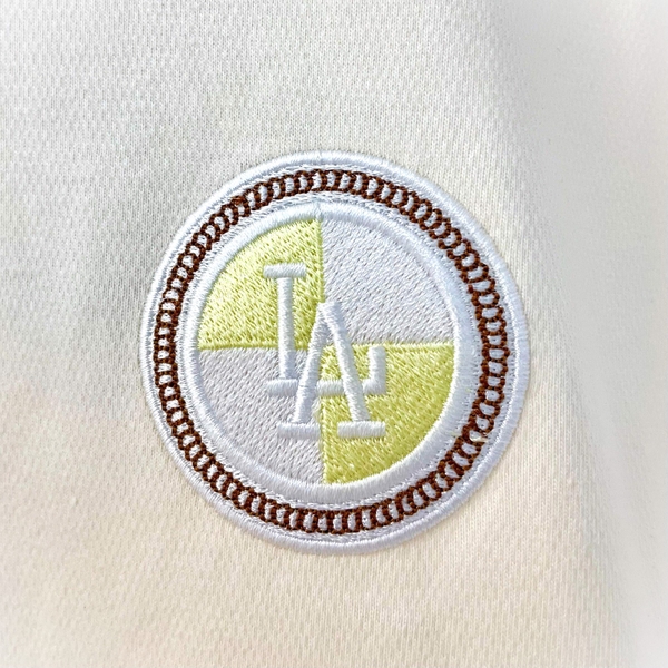 Áo Thun Nam Nữ New Era New Yihua 23 New MLB LA 'Ivory' -13558559