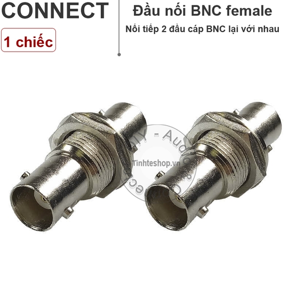 Jack nối BNC female có vách ngăn lắp vào rack - BNC female to female ...