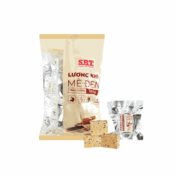 Lương khô mini vị mè đen SBT gói 500gr | Bách Hóa An Nhiên