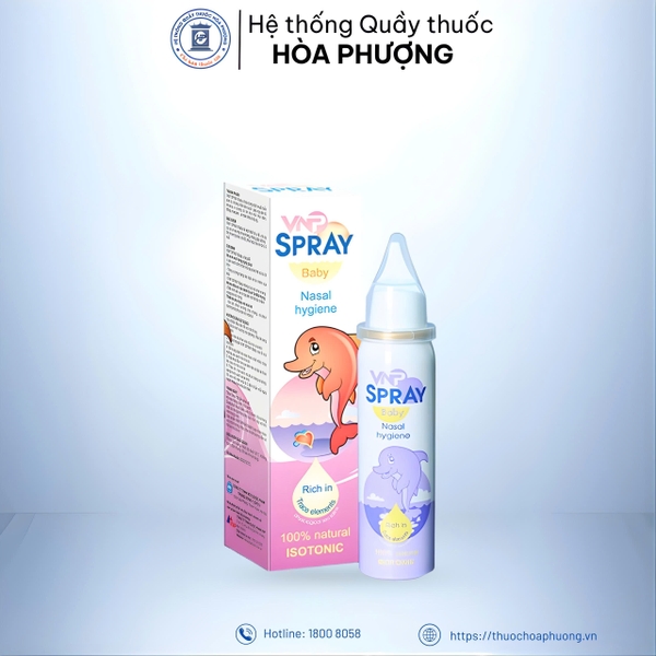 Xịt mũi VNP spray baby nasal hygiene 100ml