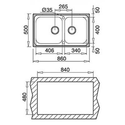 Chậu rửa INOX Teka CLASSIC 860.500.2B | Home Best Nhà Phân Phối Miền Nam