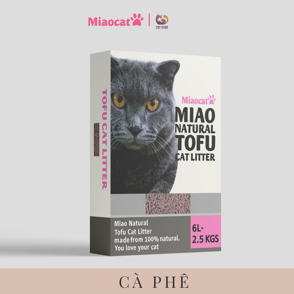 Cát đậu nành MIAO CAT 6L Meowy Pet Shop