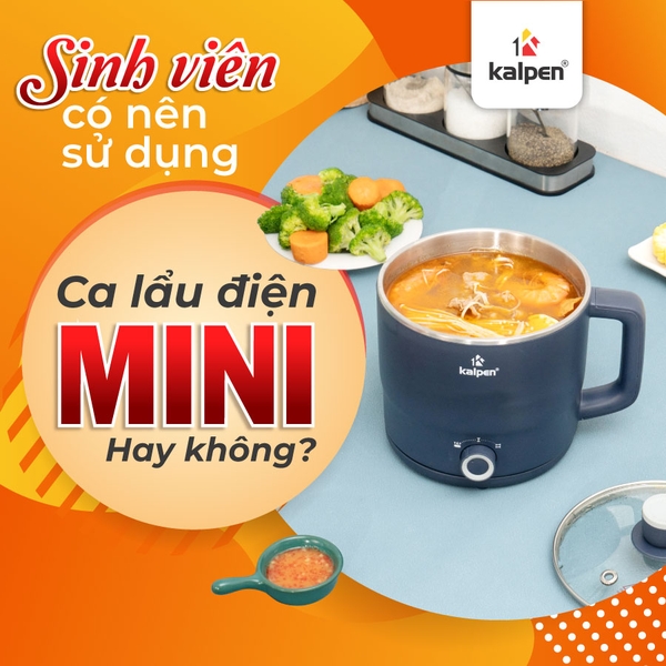Sinh viên có nên sử dụng ca lẩu điện mini không?