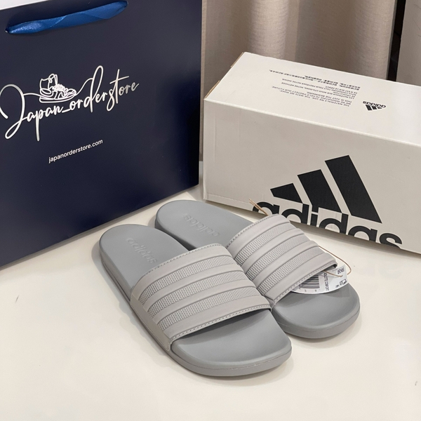 Dép Adidas Adilette Comfort Charcoal Solid Grey ID3404