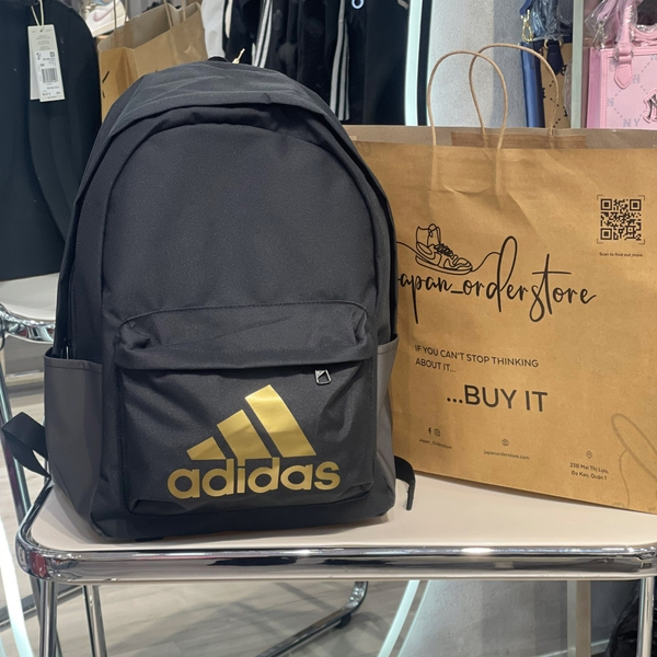 Balo Adidas Classic Badge of Sport 3-Stripes Gold IL5812