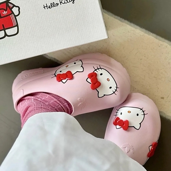 Giày Adiform Stan Smith Mule Clear Pink Hello Kitty IG4446