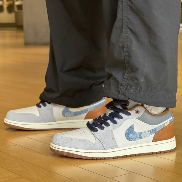 Giày Nike Air Jordan 1 SE Phantom Denim Swoosh FZ5042-041