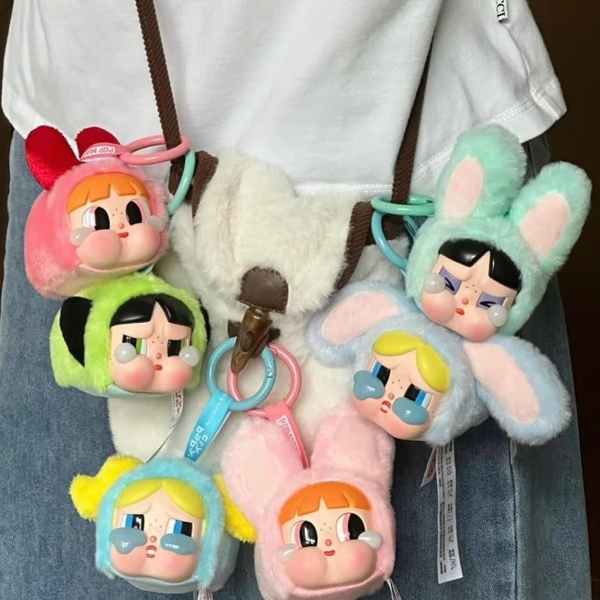 Crybaby × Powerpuff Girls Labubu Macarons Series