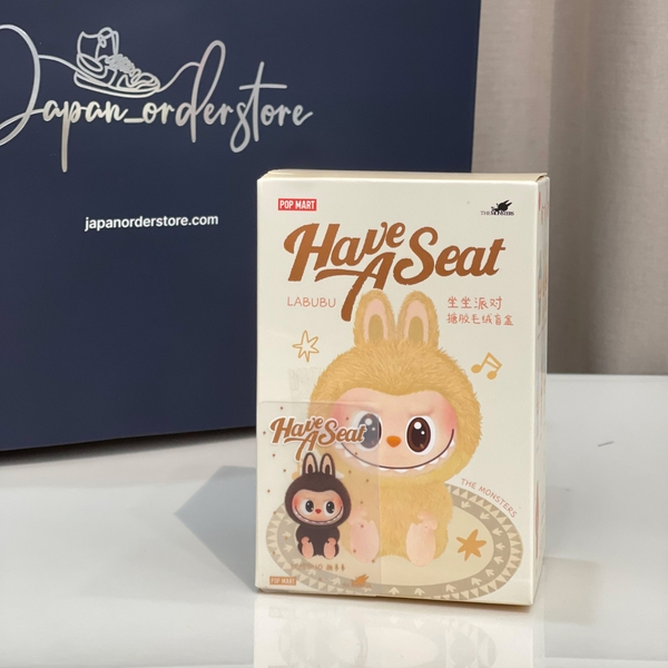 Popmart Labubu Secret V2 Have A Seat "DOUDOU" - Size 17cm