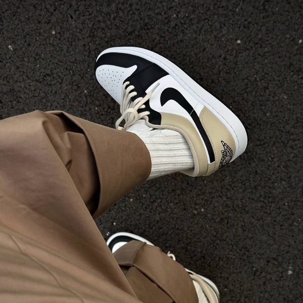 Giày Nike Air Jordan 1 Low Rattan 553558-153 Authentic